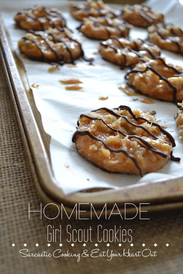 Homemade Girl Scout Cookies - Sarcastic Cooking