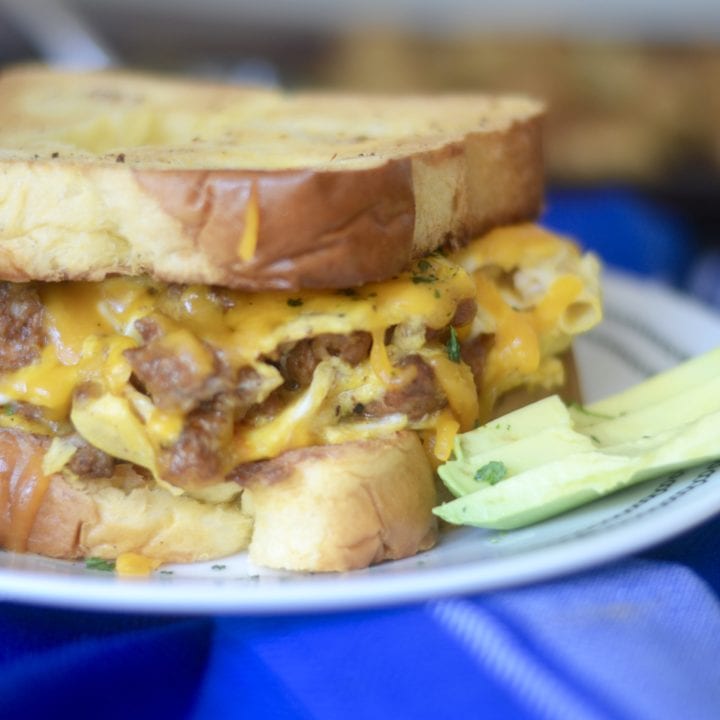 Chorizo and Egg Breakfast Melt - Sarcastic Cooking