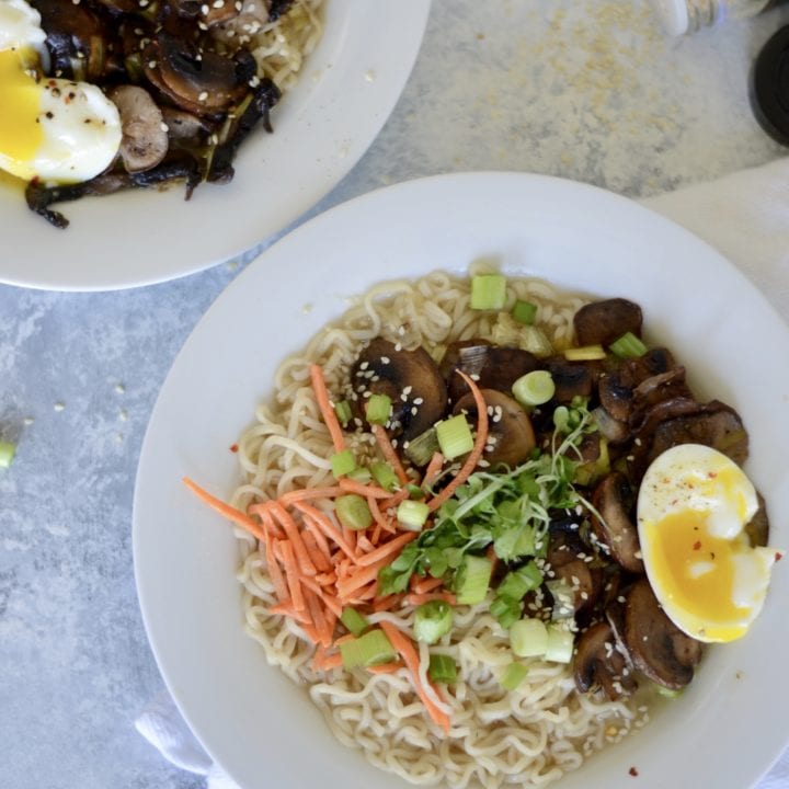 Mushroom Loaded Ramen - Sarcastic Cooking