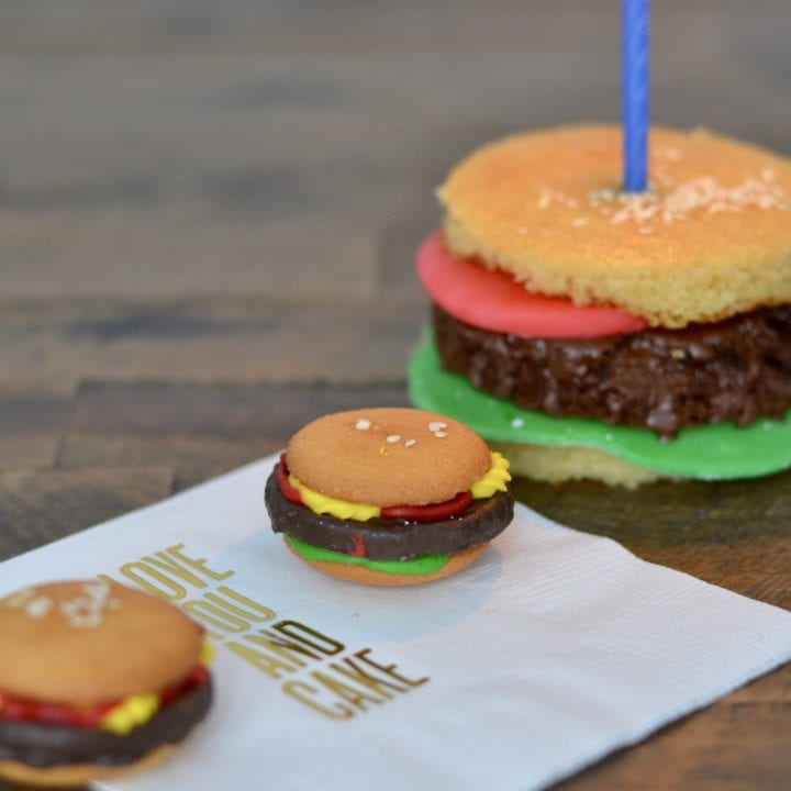 Mini Hamburger Cakes and Cookies - Sarcastic Cooking