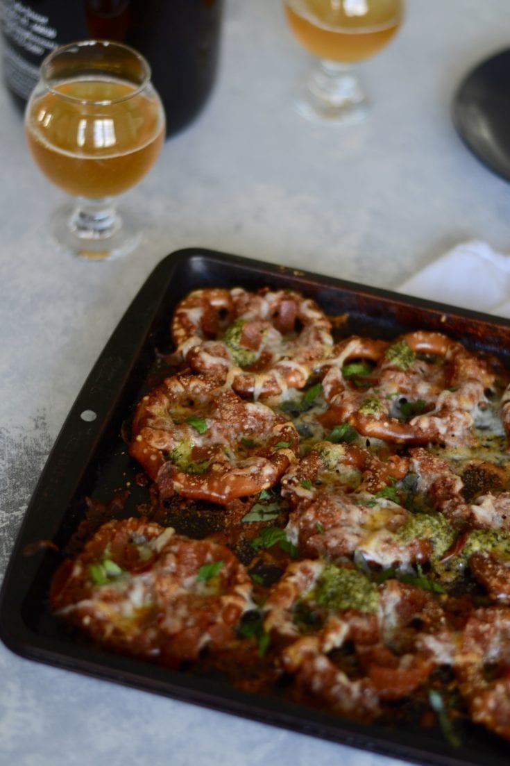 Pepperoni Pizza Pretzels - Sarcastic Cooking