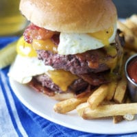 Ron Swanson Breakfast Burgers - Sarcastic Cooking