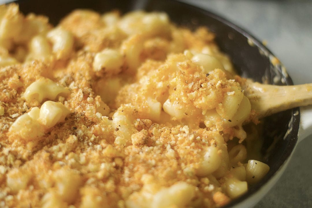 Cheetos Crusted Mac and Cheese - Sarcastic Cooking