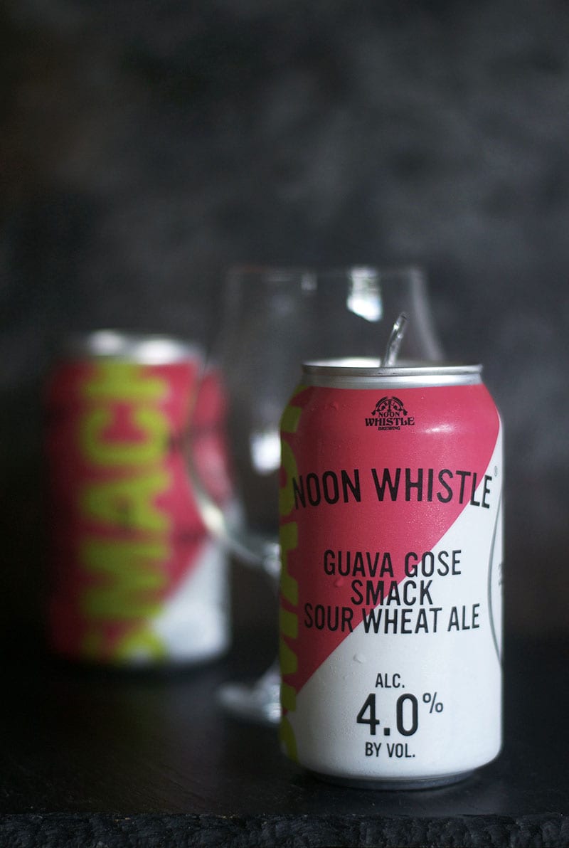 Noon Whistle Brewing Guava Gose Smack Sour Wheat Ale - Sarcastic Cooking