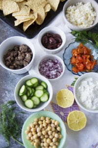 Greek Gyro Nachos - Sarcastic Cooking