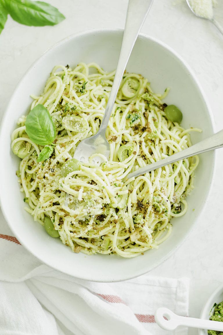 Castelvetrano Olive Tapenade Spaghetti Salad - Sarcastic Cooking
