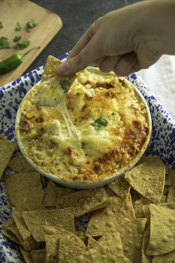 Hot Corn Dip - Sarcastic Cooking