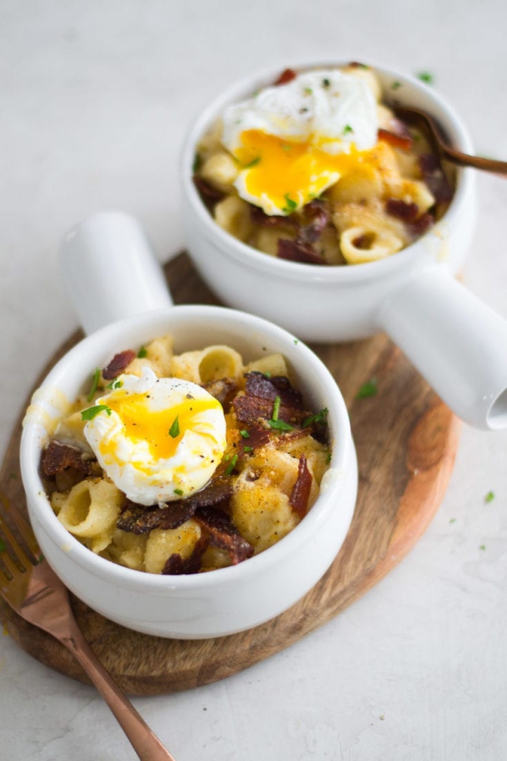 Breakfast Mac & Cheese - Sarcastic Cooking