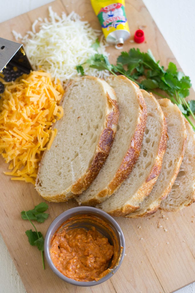 Harissa Grilled Cheese - Sarcastic Cooking