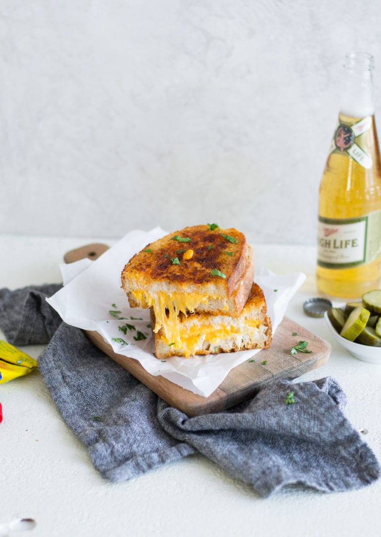 Harissa Grilled Cheese - Sarcastic Cooking