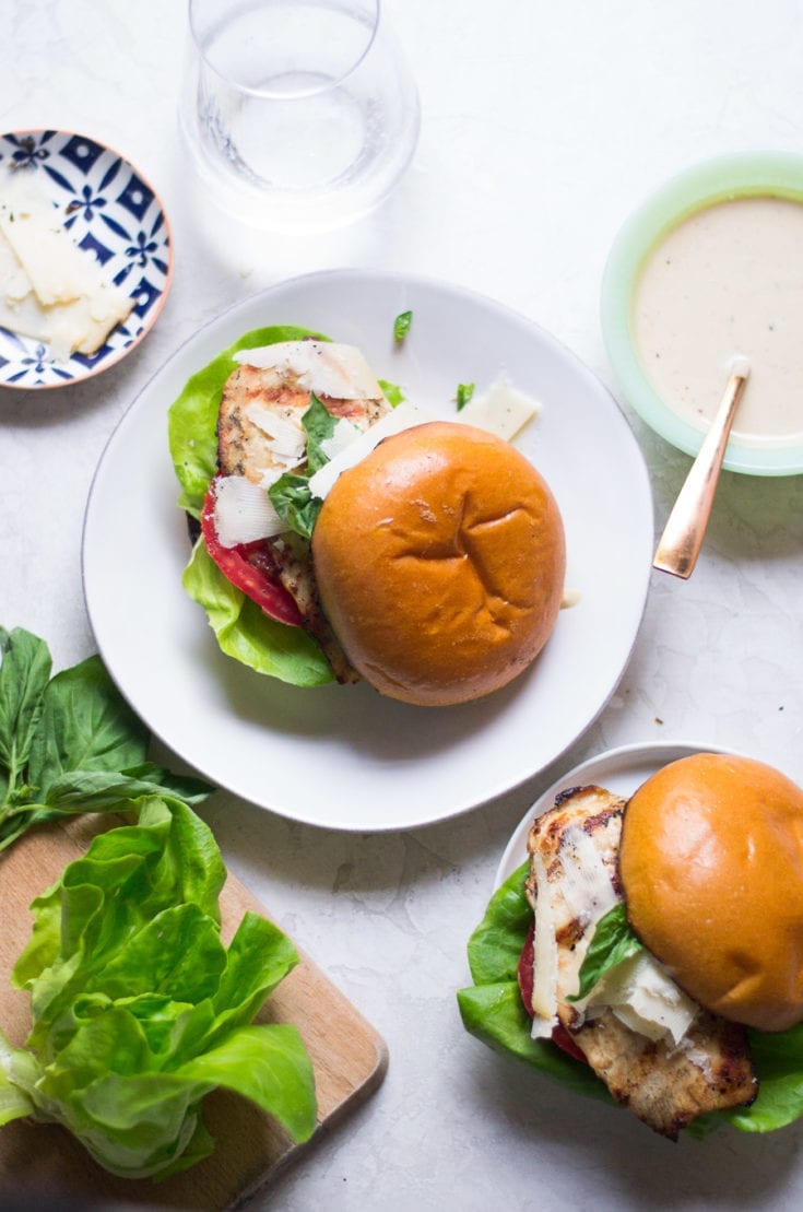 Grilled Chicken Caesar Sandwich - Sarcastic Cooking