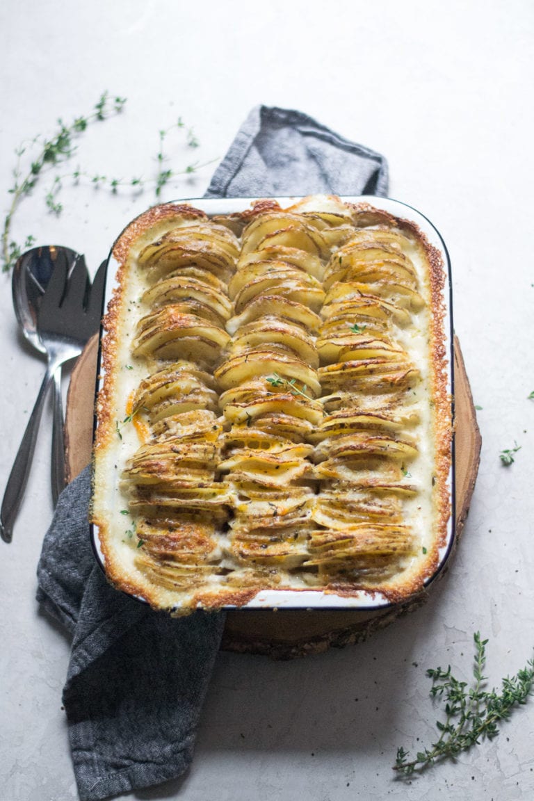 Easy Fancy Scalloped Potatoes - Sarcastic Cooking