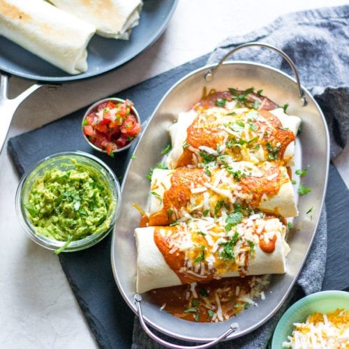 Breakfast Burrito Suizo - Sarcastic Cooking