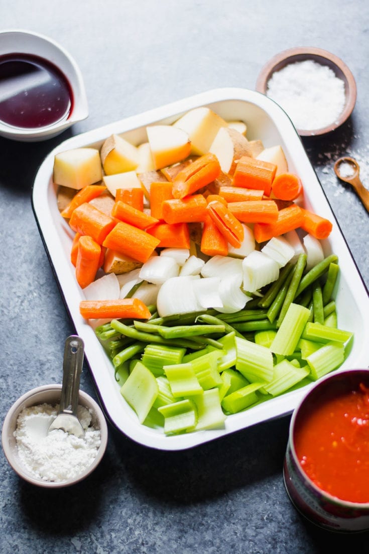 Slow Cooked Vegetable Stew - Sarcastic Cooking