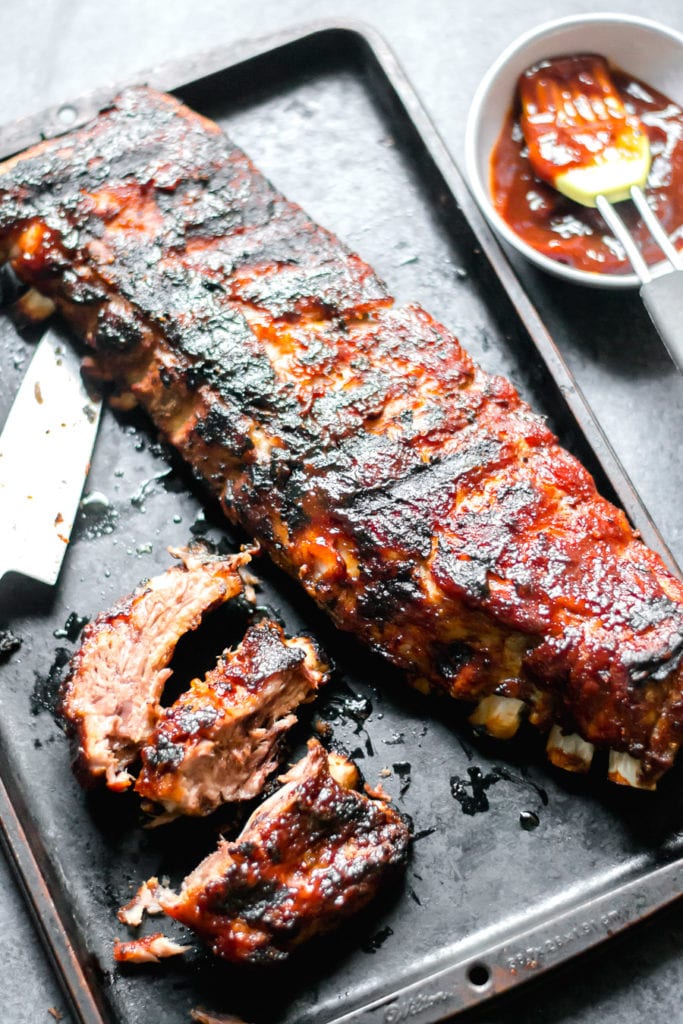 Grilled BBQ Ribs on a Gas Grill - Sarcastic Cooking