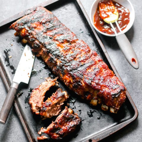 Grilled BBQ Ribs on a Gas Grill - Sarcastic Cooking