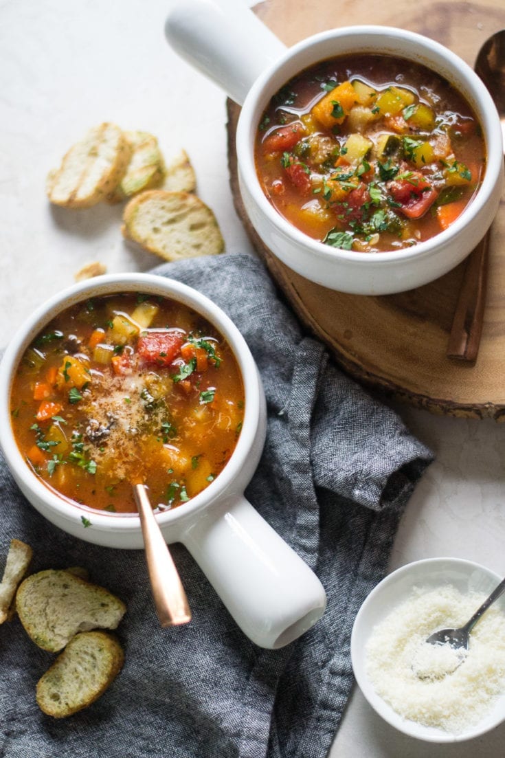 Hearty Vegetable Tomato Soup - Sarcastic Cooking