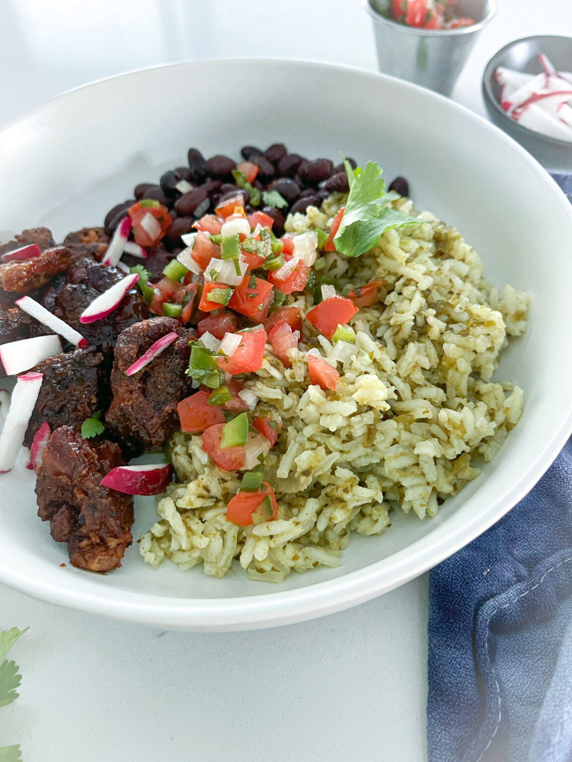 Roasted Poblano Mexican Rice - Sarcastic Cooking
