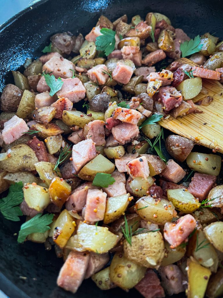 Leftover Baked Ham Hash - Sarcastic Cooking